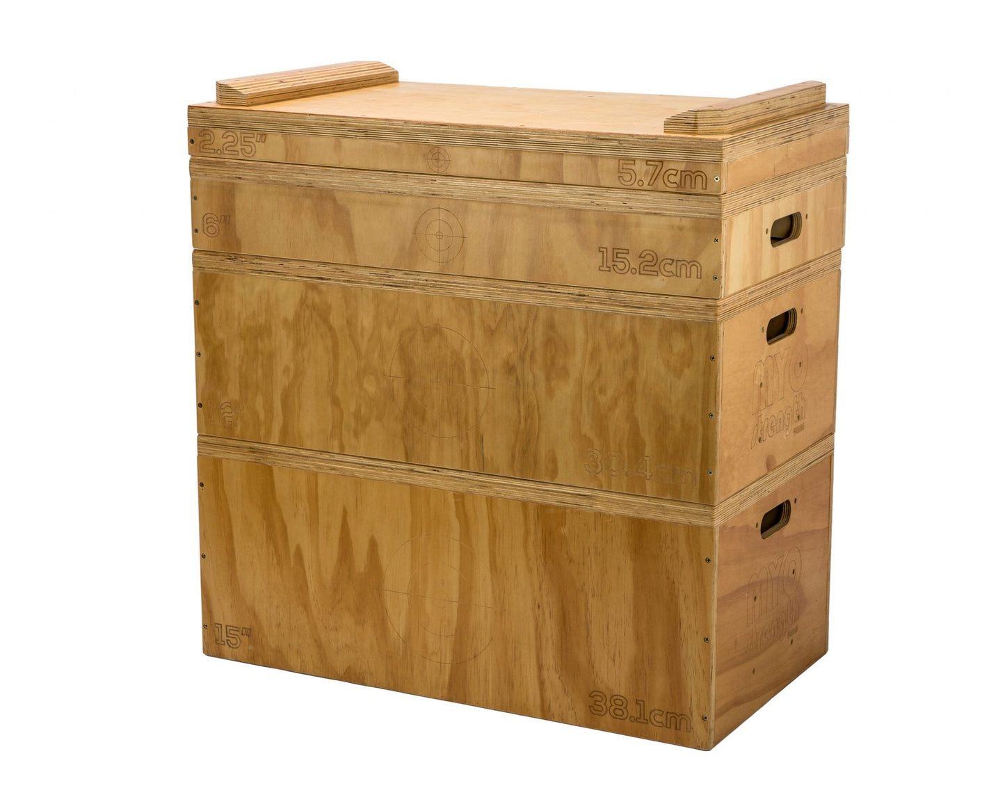 MYO Strength Plyometric Box - Wooden 3 Heights – Be Active UK